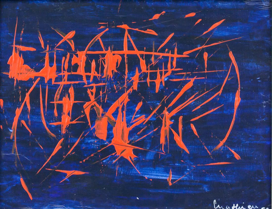 Georges Mathieu French Abstract Oil on Canvas - Nov 21, 2019 | 888 ...