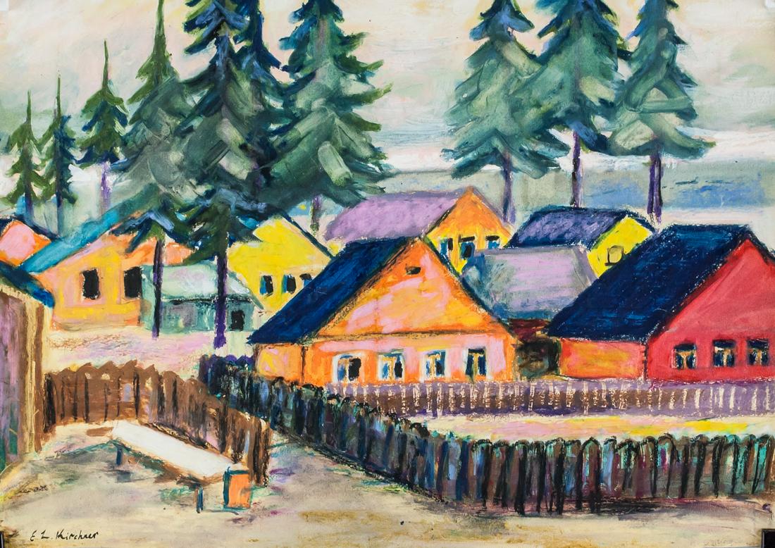 Ernst Ludwig Kirchner German Expressionist Pastel