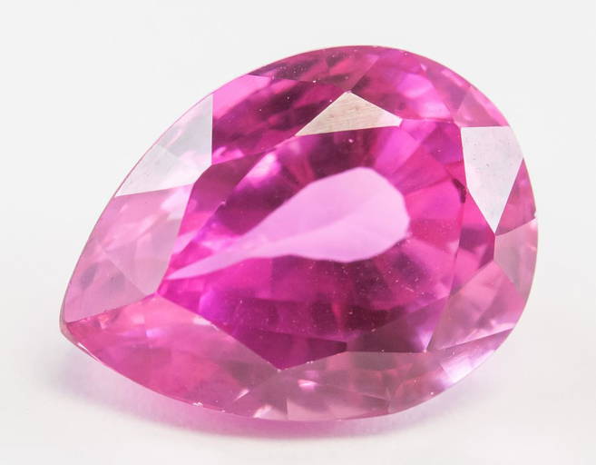 10.65ct Pear Cut Pink Natural Danburite Ggl