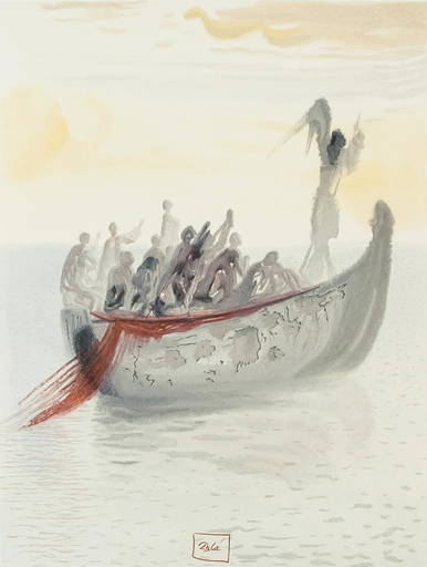 Salvador Dali Spanish Woodblock With Certificate