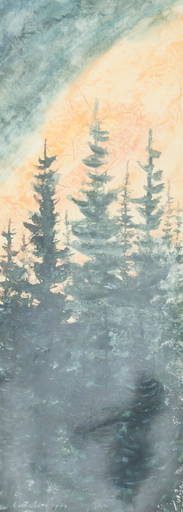 Endel Ruberg 1917 1989 Estonian Mixed Media