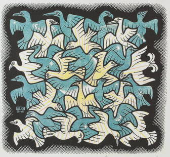 Signed Mc Escher Bond Of Union Poster