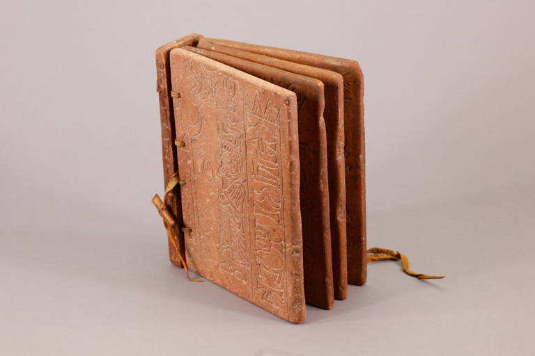 Ancient Saudi Arabian Clay Script Book