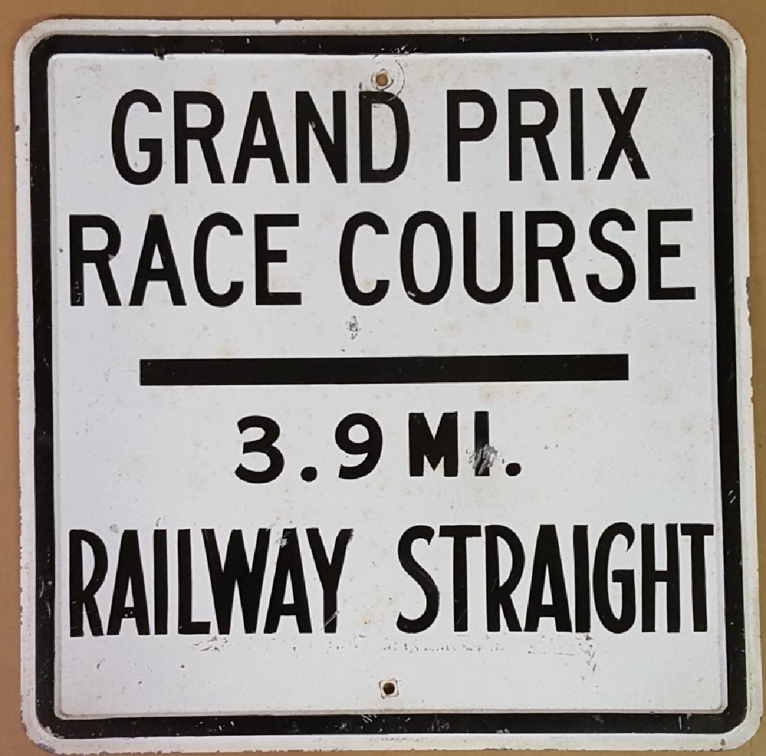 1949 Watkins glen race track sign