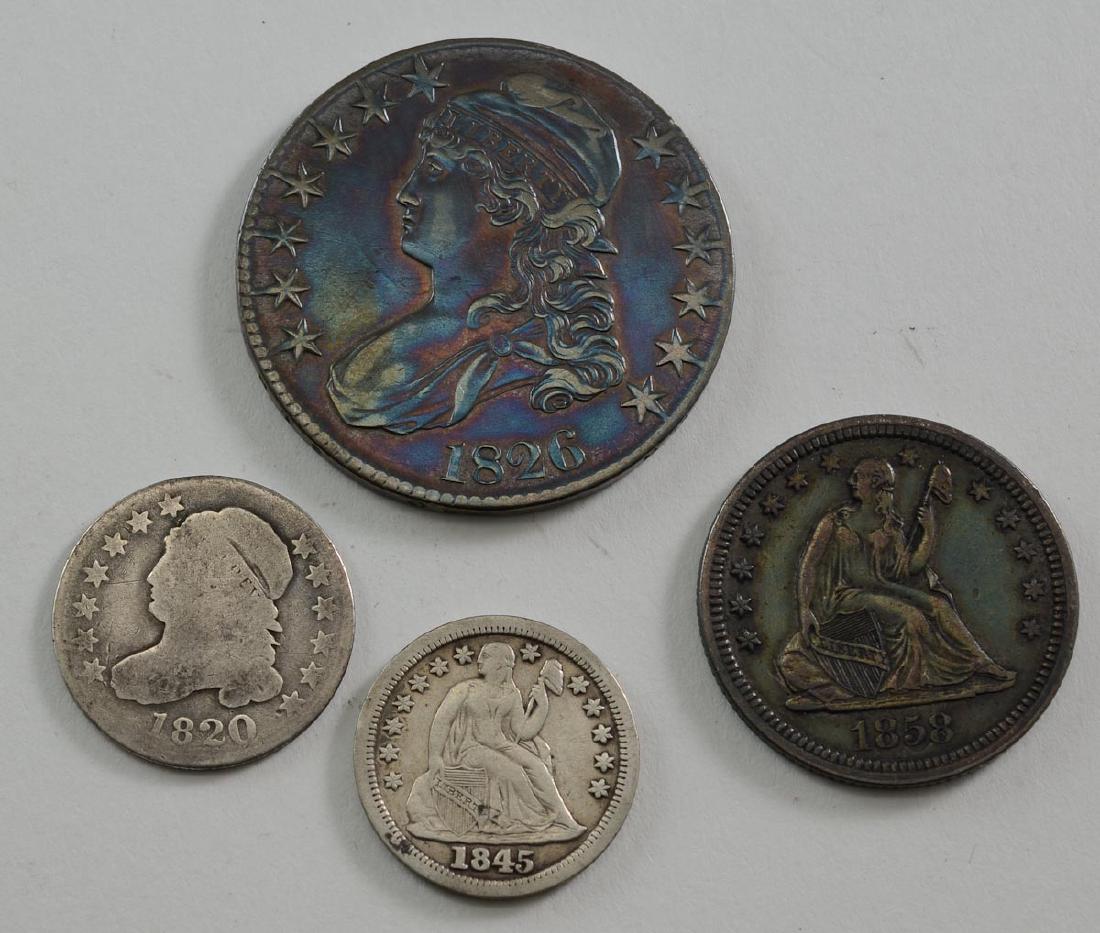 Four 19th Century Us Coins