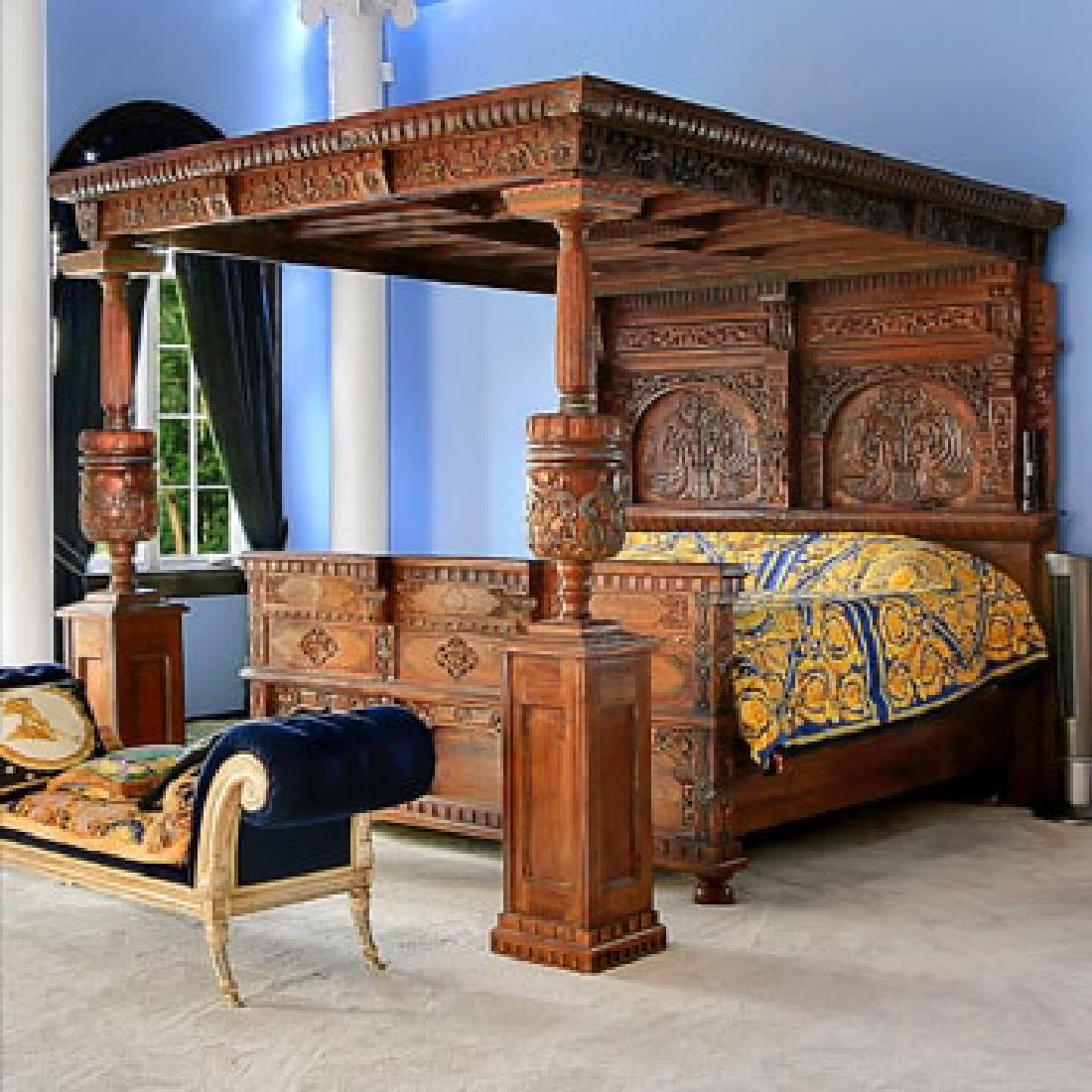 Mahogany Palace Bed