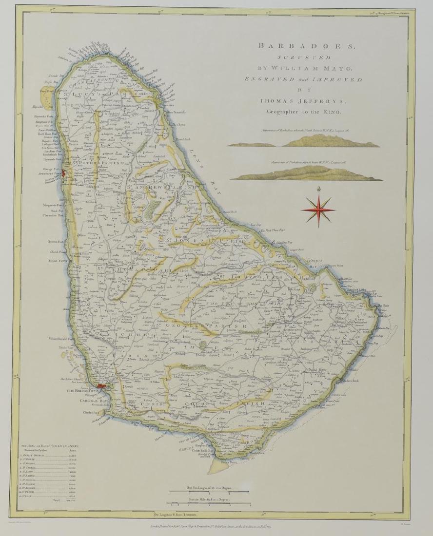 Early Map of Barbados