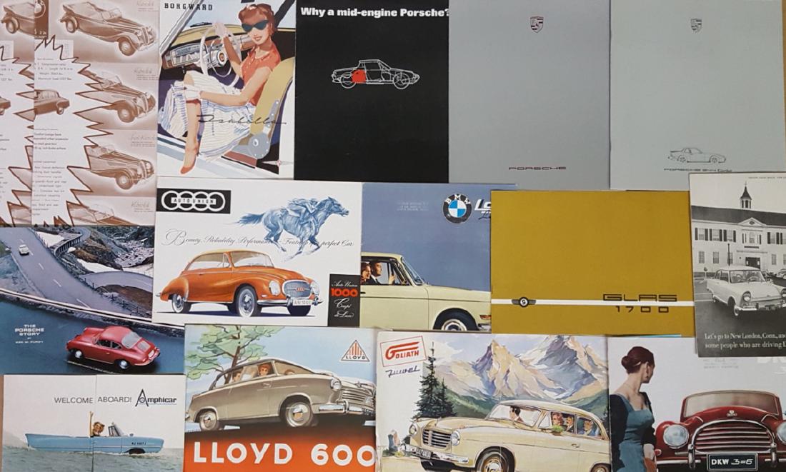 1950’s 60’s German Car Brochures
