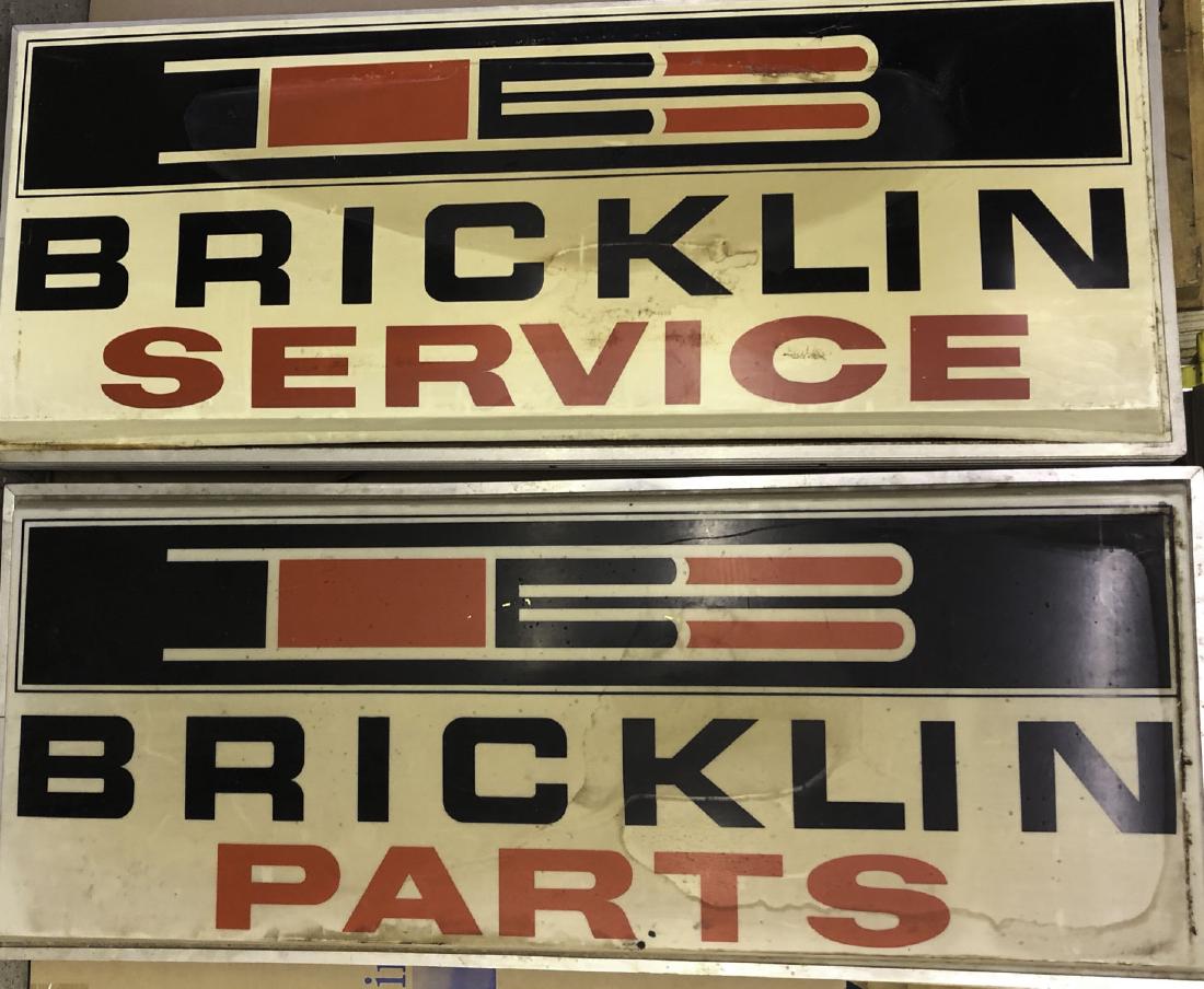 Two Bricklin illuminated signs, double sided - May 04, 2019 | Nest Egg ...