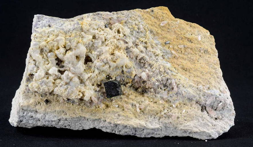 Bixbyite And Topaz On Rhyolite