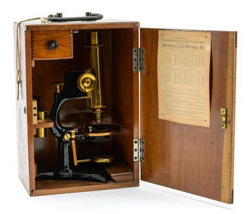 Antique 1897 Bausch Lomb Microscope