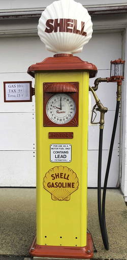 Ca 1930’s Sharemeter Restored Shell Gas Pump
