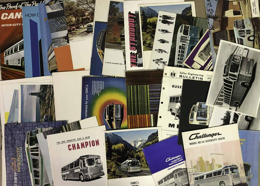1950’s 1980’s Bus And Rv Brochures