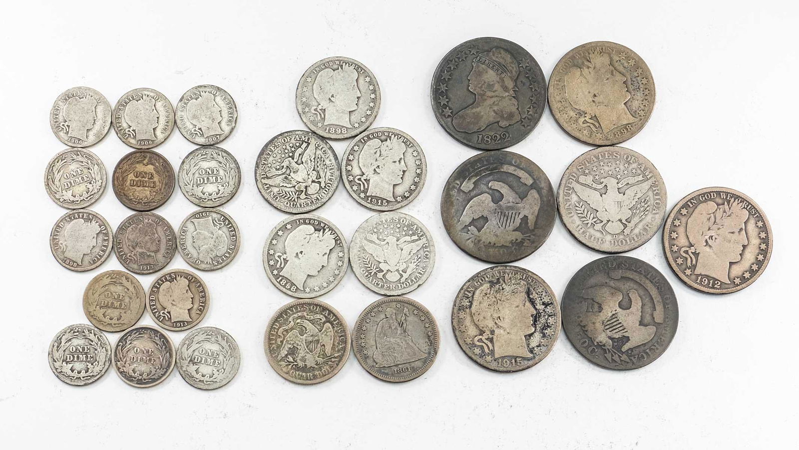 19th Century Us Silver Coins