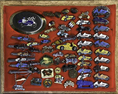 Collection Of Racing Pins