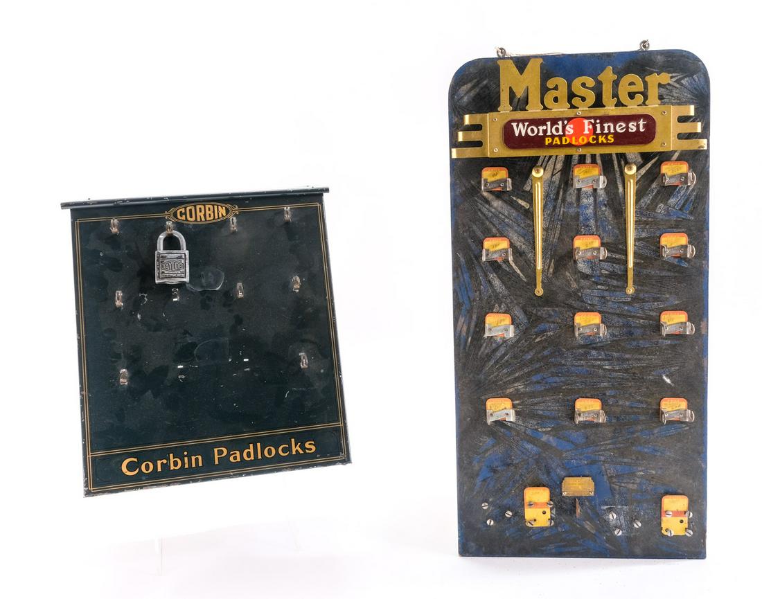 2 Padlock Advertising Displays