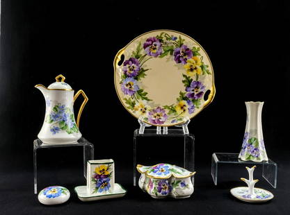Walter Wilson Porcelain Group: Lilies
