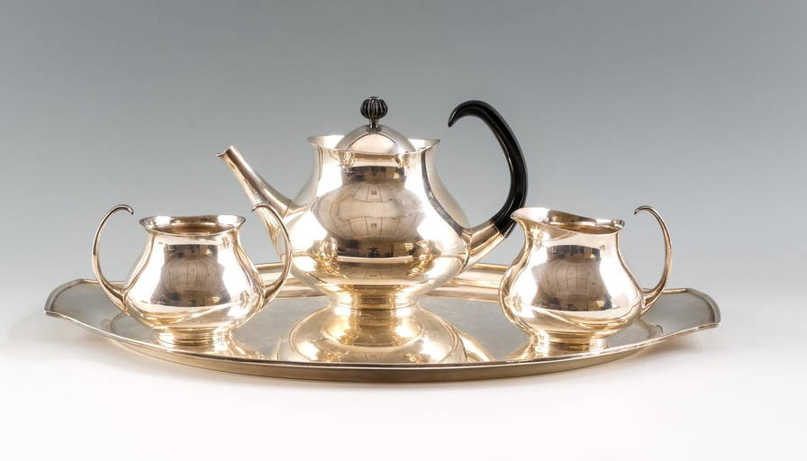 Mappin & Webb Silver Plate Tea Set - Eric Clements (#0206) on Mar 27 ...