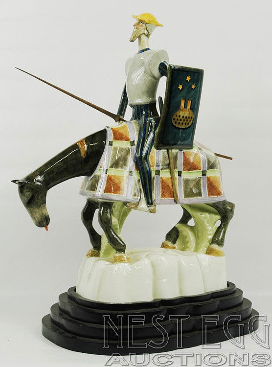 241: Don Quixote Italian porcelain figure by Lenci