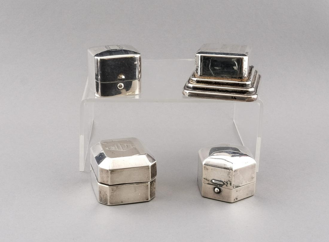 4 Canadian Sterling Silver Ring Boxes - Sep 17, 2022 | Nest Egg ...