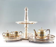 (6pc) Sheffield Sterling Silver Kentshire Tea Set - Apr 16, 2016 ...