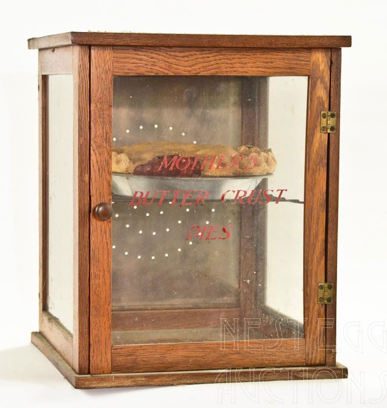 Hand made Oak Counter display Pie Safe