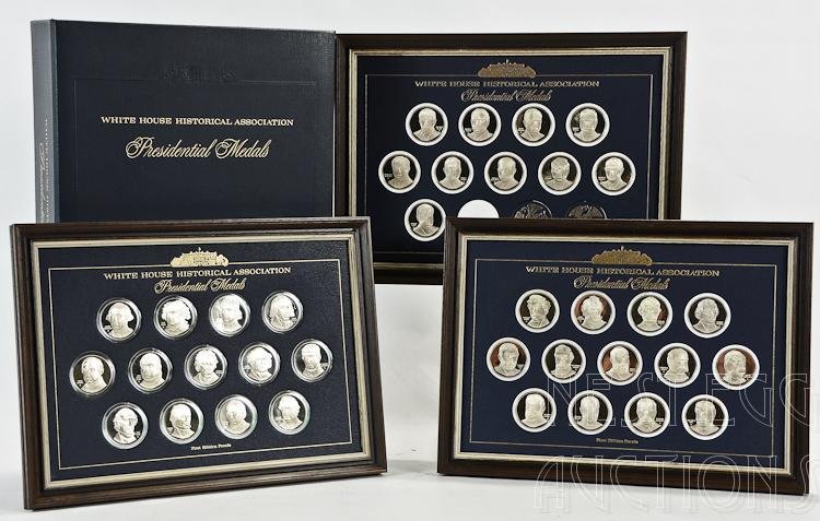 Commemorative Presidential Silver Coin Set