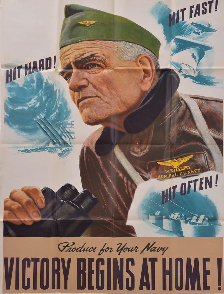 Three U.S. Navy WWII Propaganda posters