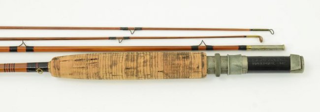 L.L. Bean Double L Vintage Bamboo Fly Rod : Lot 39