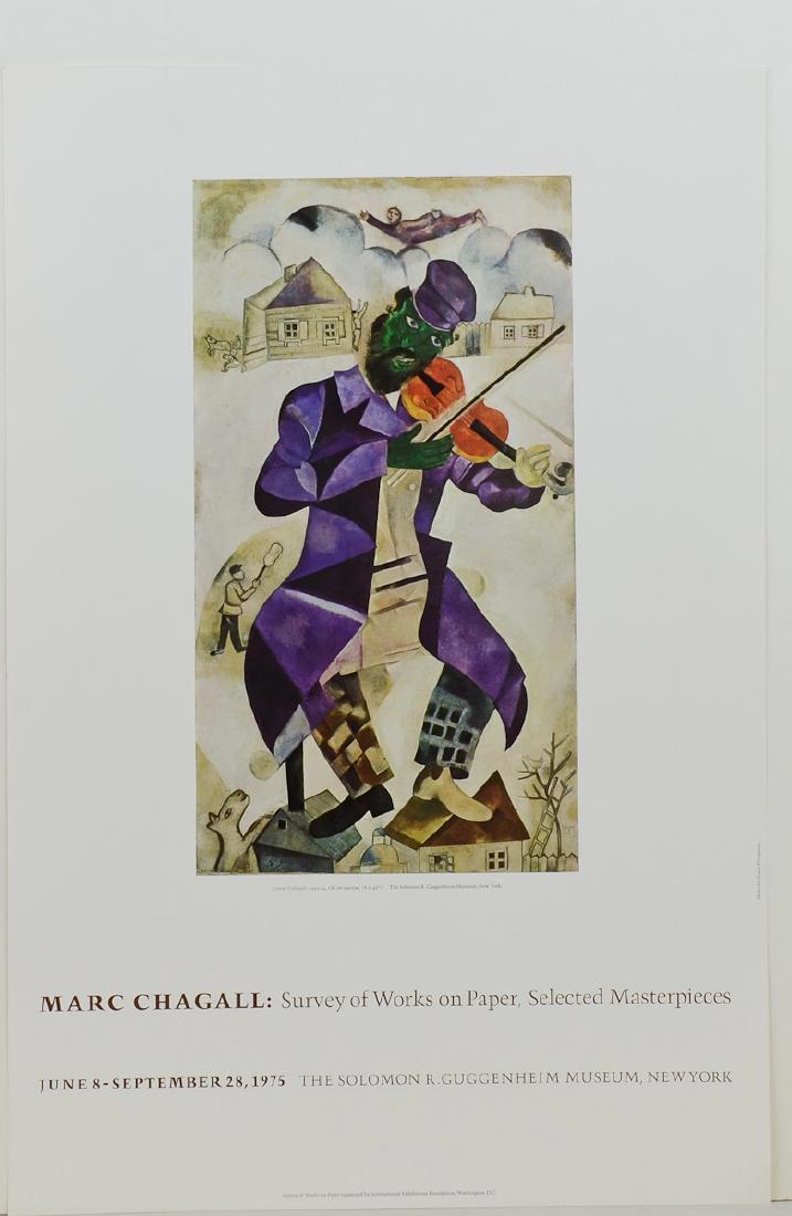 Marc Chagall Green Violinist Poster