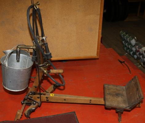 342: Pedal operated milking machine