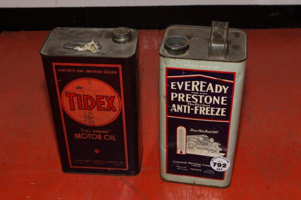 Tidex Oil & Ever Ready Prestone 1 Gal Cans