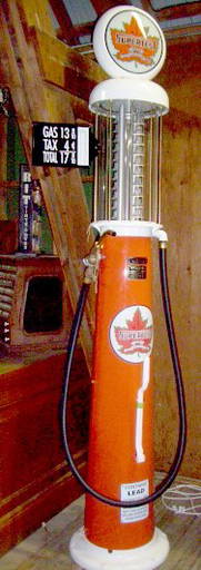 Reproduction Visible Gas Pump "supertest"