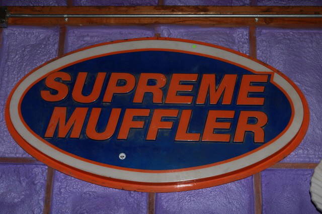 Supreme Muffler Sign