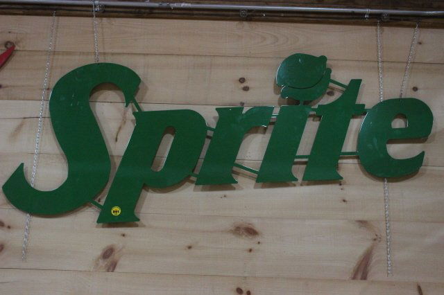 Laser Cut Sprite Sign
