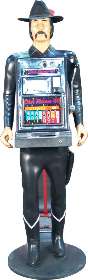 758: 25 Cent Mills "Old Reno '49" Light-Up Slot Machine