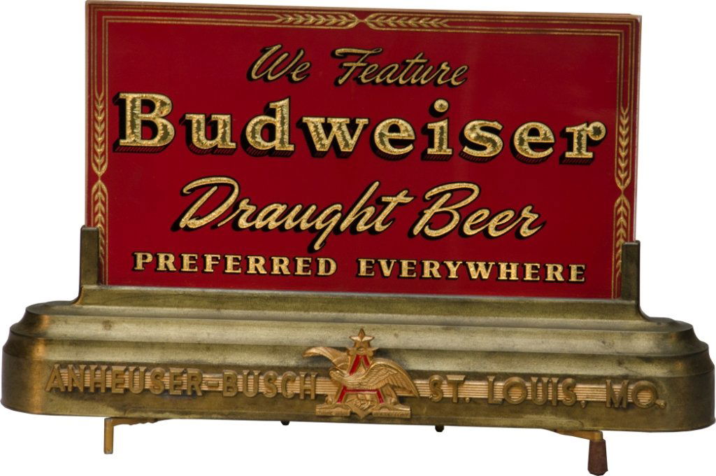 309: Early Budweiser - Anheuser Busch Bar Counter Light - Oct 13, 2012 ...