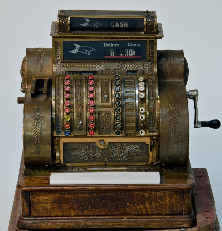 National Cash Register Model No. 442-E-L w/ Side Cages - Mar 23, 2013 ...