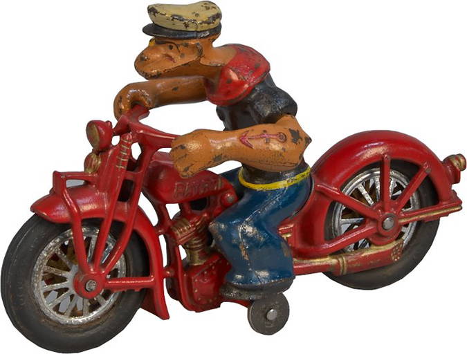 Popeye On Patrol Motorcycle