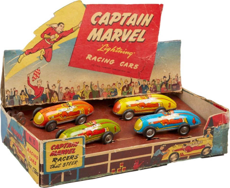 Lot Of 4 - Captain Marvel Lightning Racing Cars, - May 31, 2013 ...