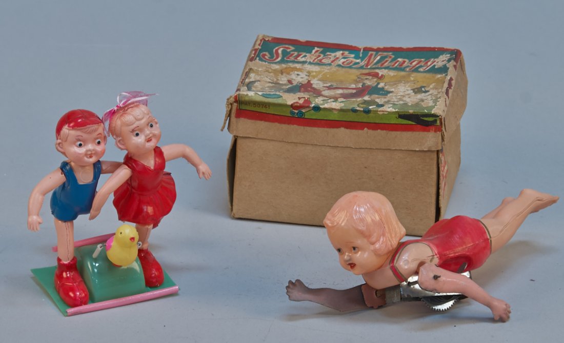 Lot of 2 - Vintage Misc. Made In Japan Celluloid Toys: