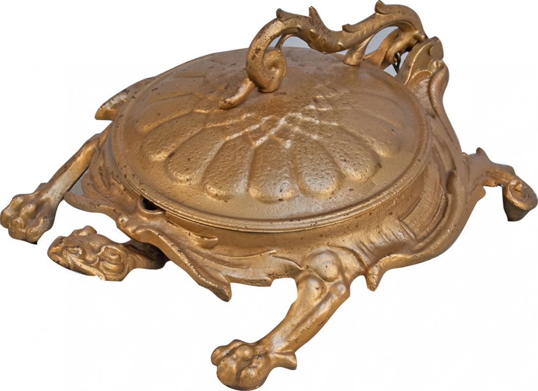 Bradley & Hubbard Cast-Iron Turtle Spittoon