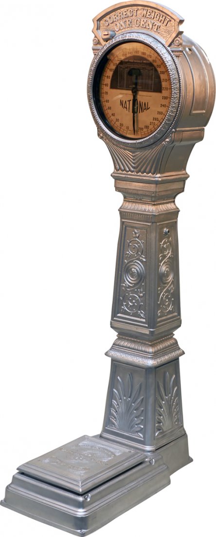 1 Cent National "Correct Weight" Lollipop Floor Scale