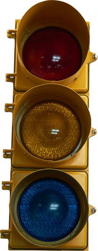 Vintage Singer Traffic Signal Light