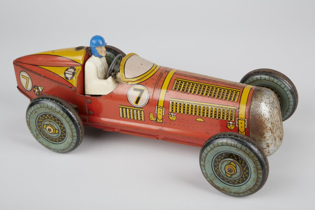 Mettoy, No. 7 Litho. Tin Toy Race Car c1940's, - May 02, 2014 ...