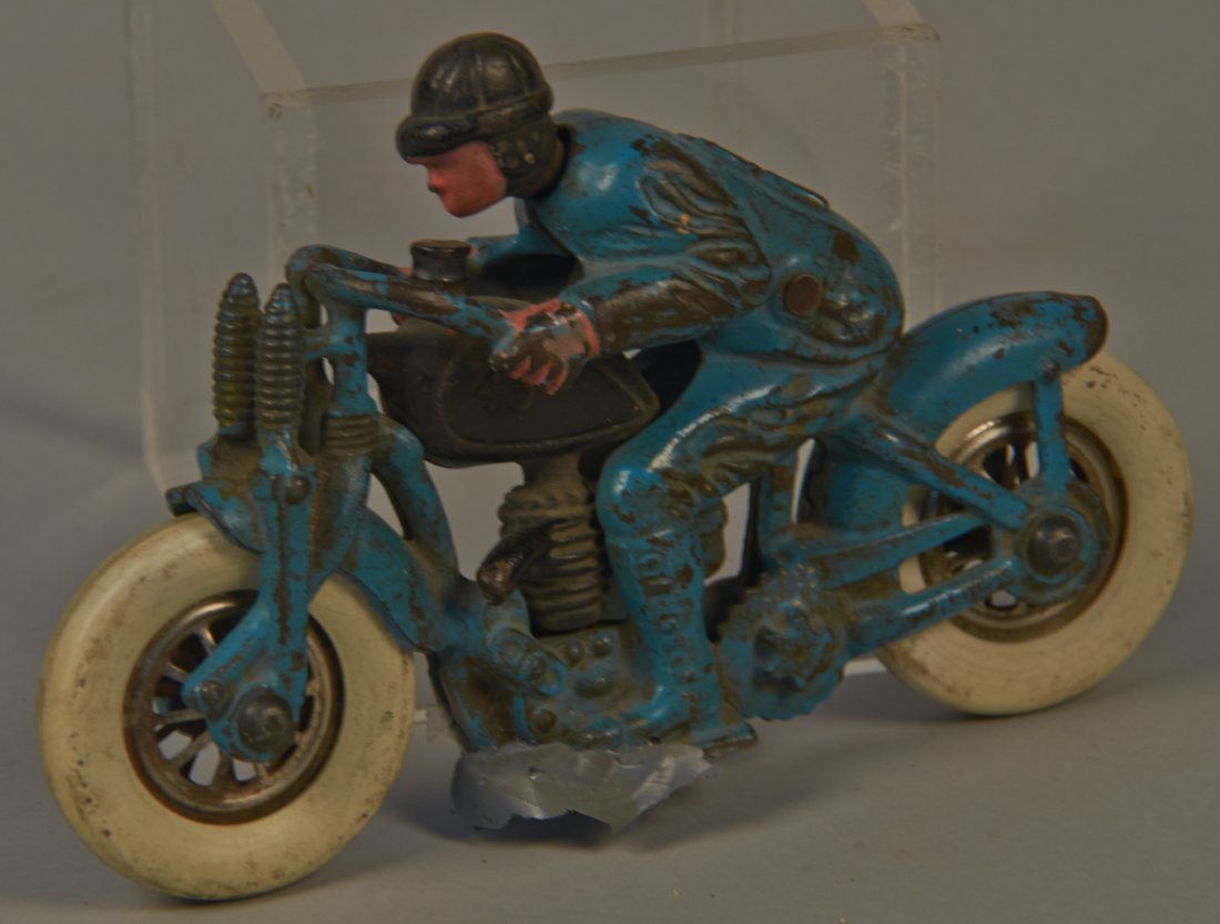 Hubley Cast Iron No. 2 Hillclimber Toy Motorcycle C193