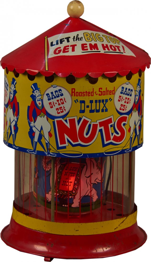 Coin-Op "D-Lux Nuts" Hot Nut Vending Machine