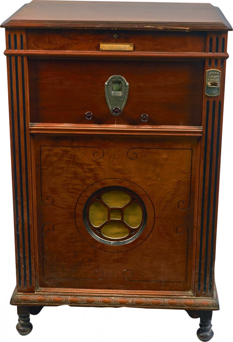 Coin-Op Melodie Floor Model Wood Console Radio - May 03, 2014 ...