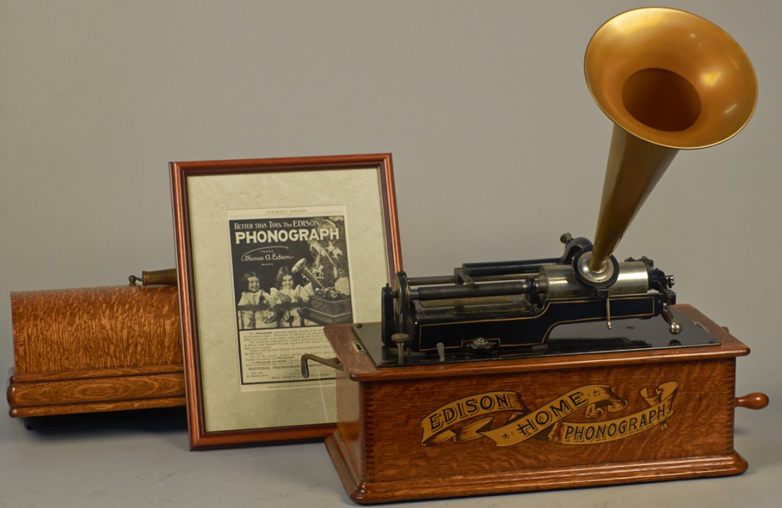 Edison Model A, Home Phonograph Cylinder Music Player
