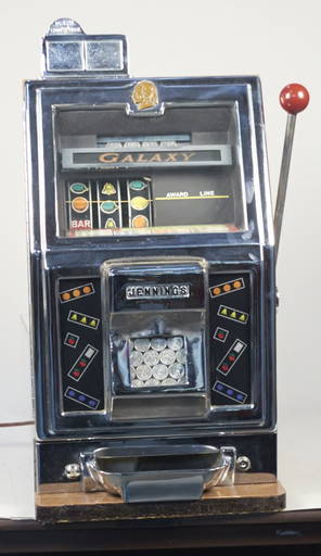 25 Cent O.d. Jennings Galaxy Jackpot Bell Slot Machine